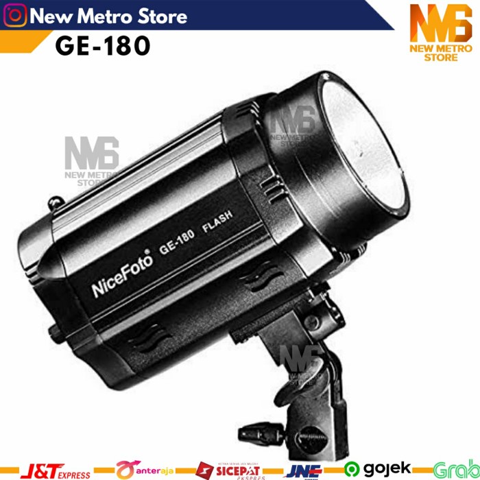 Jual Lampu Studio Mini Flash Nice Foto GE-180 GE180 | Shopee Indonesia
