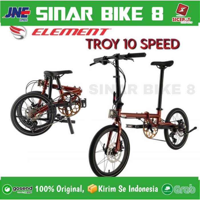 Jual Sepeda Lipat ELEMENT TROY 16 Inch 10 Speed Chromoly New 2022 ...