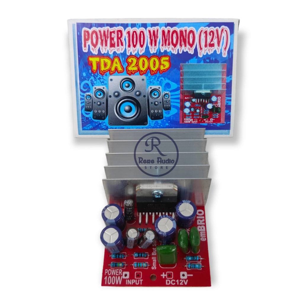 Jual Kit Power Mono DC 12 Volt TDA 2005 100 Watt Original | Shopee Indonesia