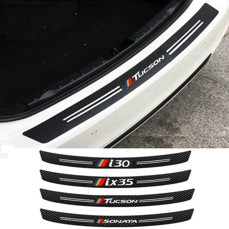 Jual Stiker Pelindung Bumper Mobil Bahan Carbon Fiber Untuk Hyundai ...