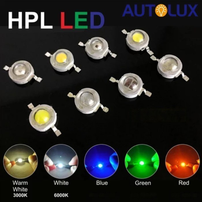 Jual HPL High Power LED Chip COB Biji Mata 3W 3 Watt | Shopee Indonesia
