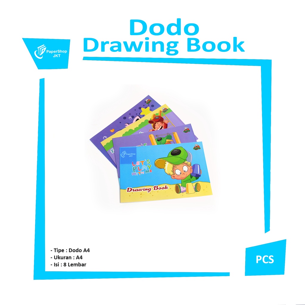 Jual DODO - Drawing Book A4 Buku Gambar Terlaris - Pcs | Shopee Indonesia