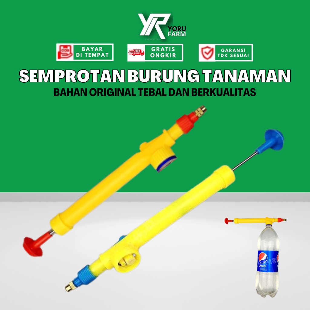 Jual KEPALA POMPA BOTOL SEMPROT AIR BLUE LIGHT SEMPROTAN MANDI BURUNG ...