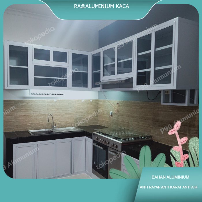 Jual kitchen set aluminium dan kaca | Shopee Indonesia