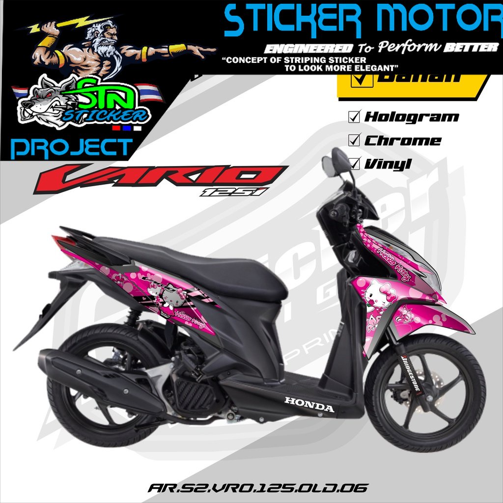 Jual Vario 125 Sticker Striping VARIO 125 OLD - Stiker Motor Honda ...