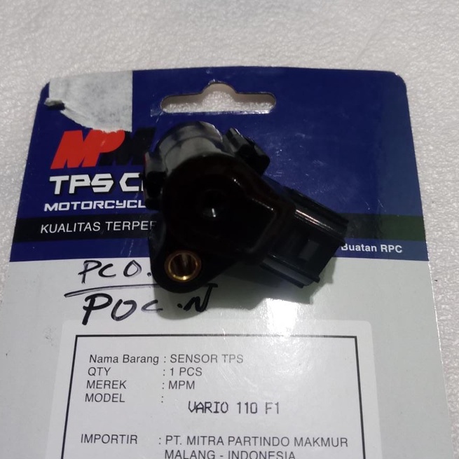 Jual SENSOR TPS HONDA VARIO 110 F1 SENSOR GAS VARIO 110 F1 MPM DYCHO ...