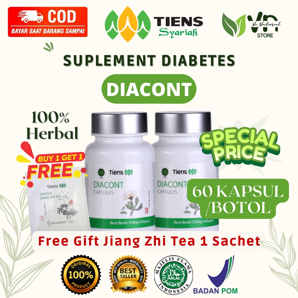 Jual Diacont 100% Herbal dan Original Mengatasi Diabetes, Obat Luka ...