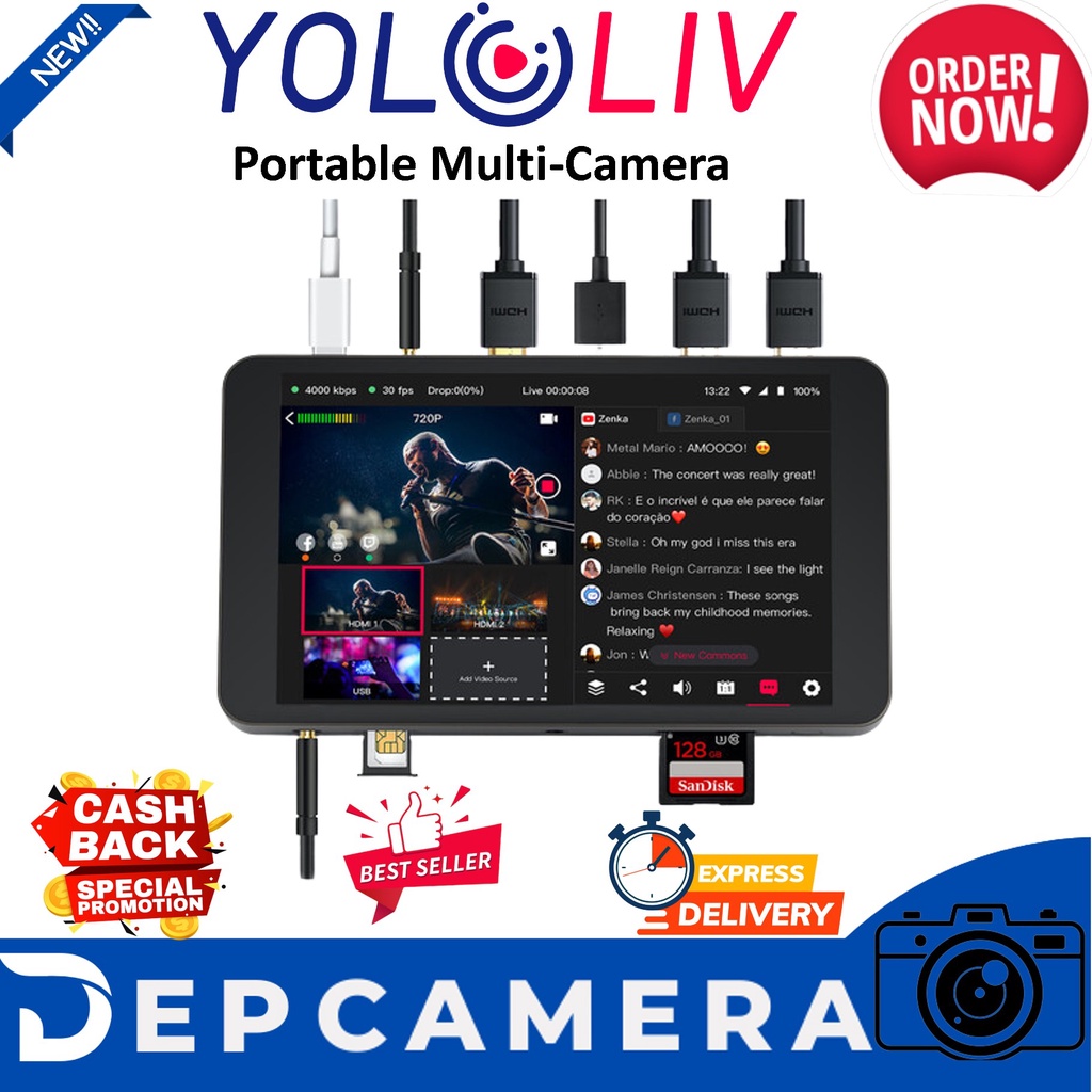 Jual YoloBox Portable Multi-Camera Live Stream Studio | Shopee Indonesia