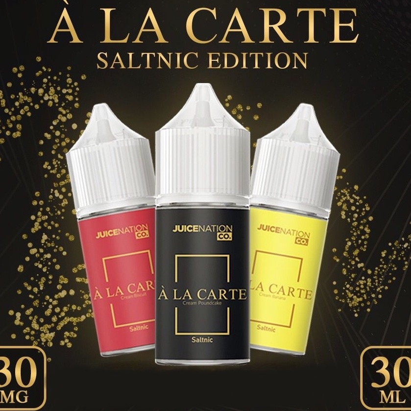 Jual LIQUID SALTNIC A LA CARTE SERIES 30ML 30MG LIQUID 100% AUTHENTIC ...