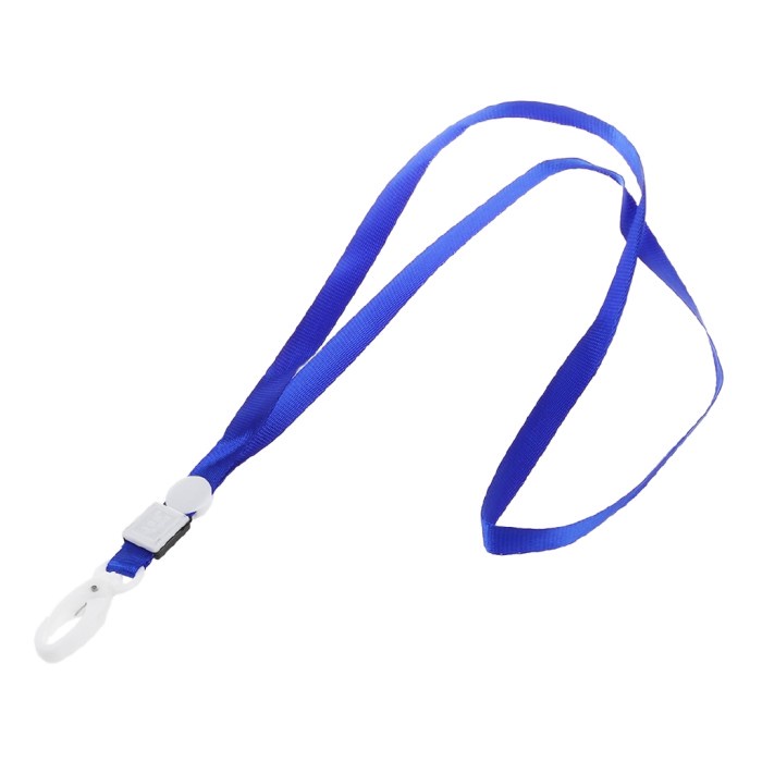 Jual Yamata Tali ID Card Warna BIru / Tali Badge Id Nylon Hook Plastik ...