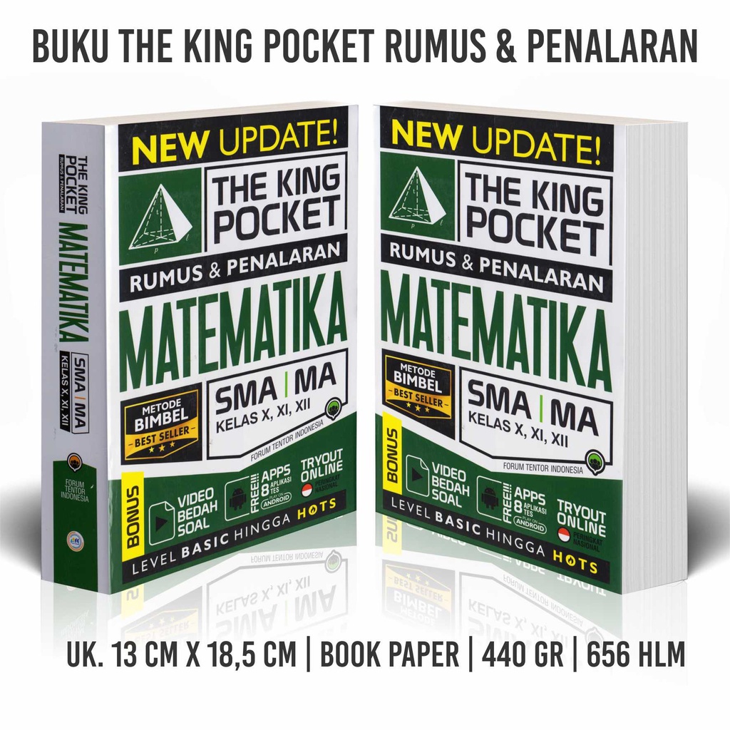Jual Buku Kimia Matematika Fisika Biologi : The King Pocket Rumus dan Penalaran SMA MA Kimia ...
