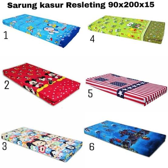 Jual Sarung Kasur Busa Resleting/Sprei Resleting 90x200x15/90x200x20 ...