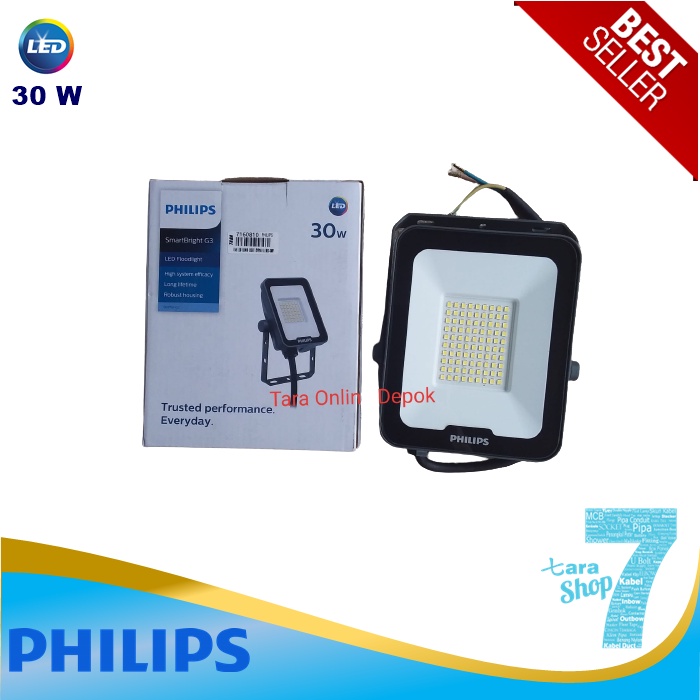 Jual PHILIPS Lampu Sorot LED Floodlight 30 Watt BVP151 G2 - Warna Putih ...
