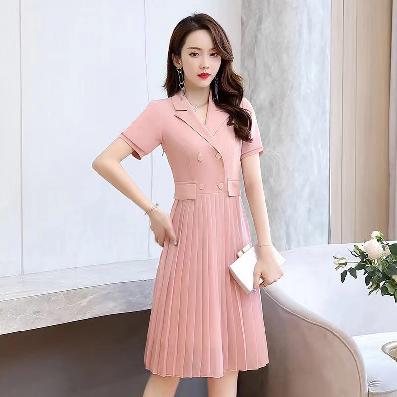 Jual dress korea/dress korean style/long dress korea/dress korea casual dress/midi dress ...