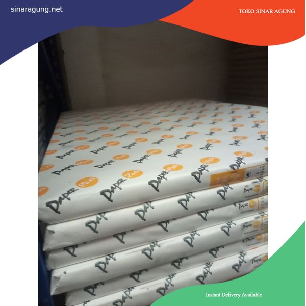 Jual KERTAS HVS PAPERPLUS 100g 65X90 isi 500lembar - free biaya potong ...