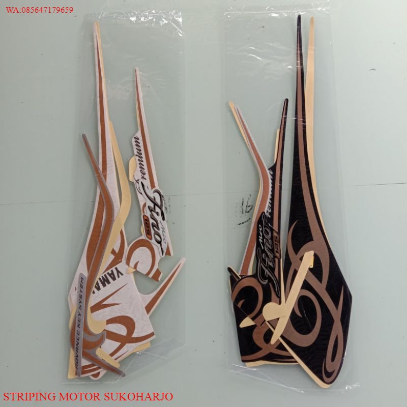 Jual (ORI) striping sticker Yamaha Fino premium 2016 KUALITAS ORIGINAL ...