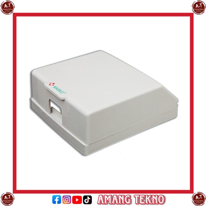 Jual MASKO STOP KONTAK / SAKLAR COVER TUTUP PENUTUP PLATE WATERPROOF IP 44 - Stop Kontak ...
