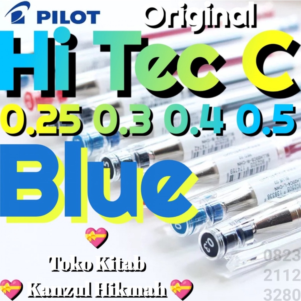Jual KH3PHC3 PEN PENA PULPEN PILOT HITECH HITEC HI TECH TEC C 0.25 0.3 ...