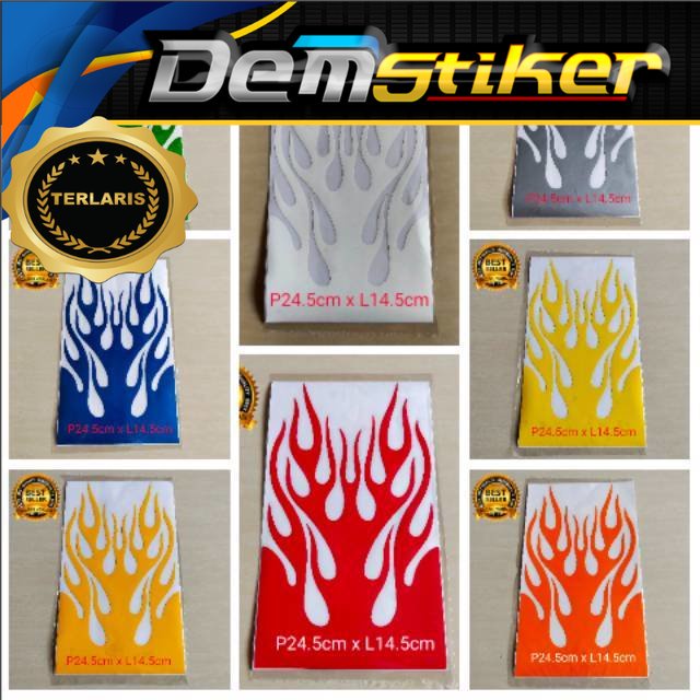 Jual stiker spakbor lidah api | Shopee Indonesia