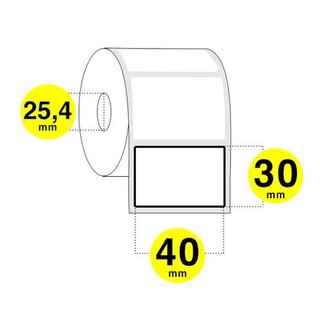 Jual Thermal Label Sticker 40x30 1 Line isi 1000 Stiker Barcode Mixue ...