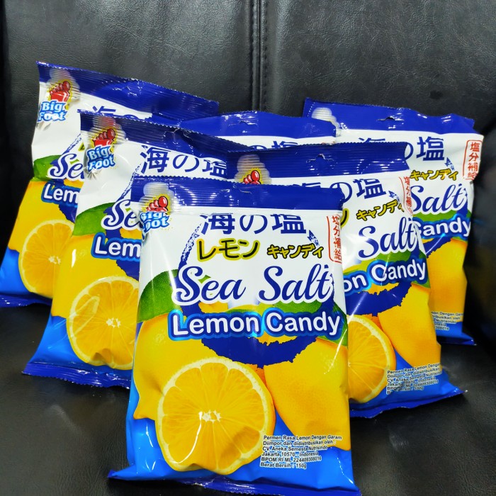 Jual permen big foot sea salt lemon 150 gr | Shopee Indonesia