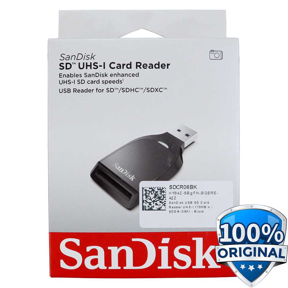Jual SanDisk USB SD Card Reader UHS-I 170MB/s - SDDR-C531 ( Mughnii ...