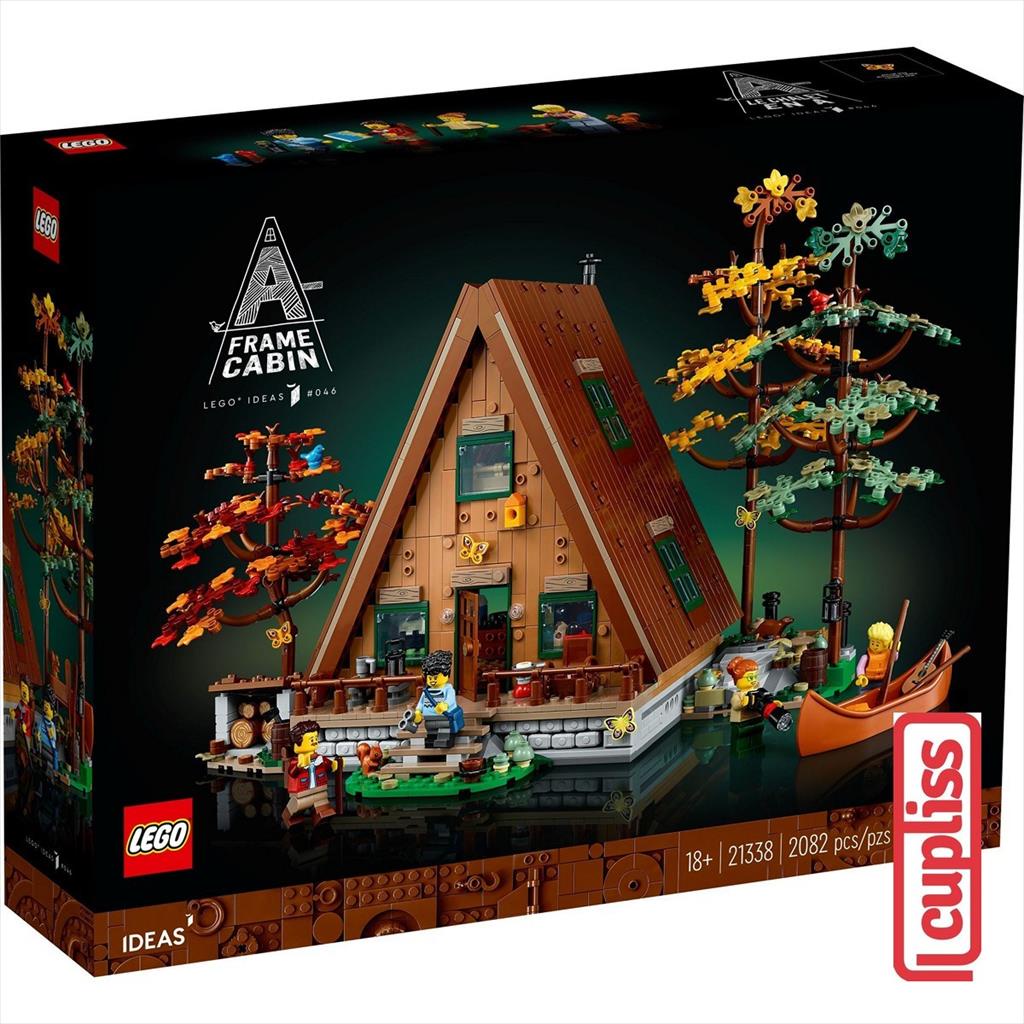 Jual LEGO Original Ideas 21338 A Frame Cabin Cupliss KG | Shopee Indonesia