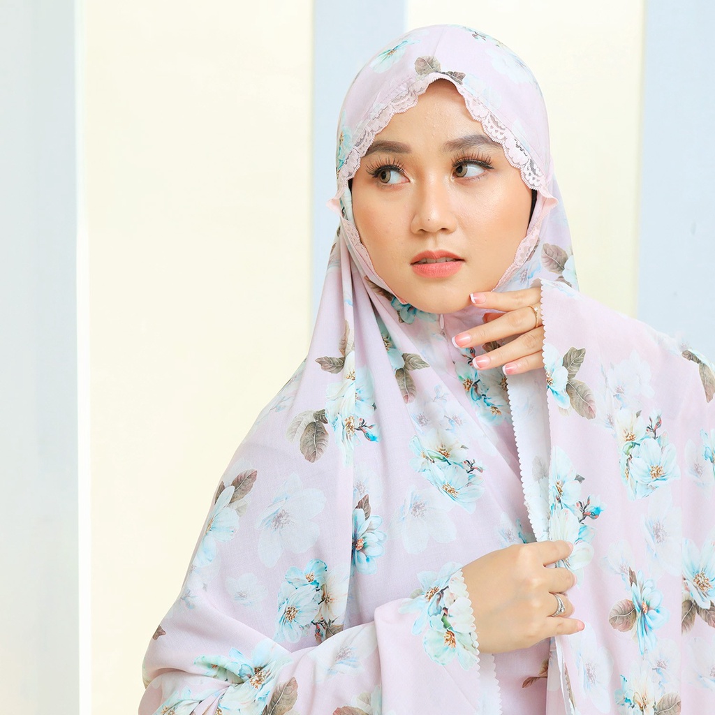 Jual Poppy motif #2 - Mukena Katun Viscose Premium Shofura Signature ...