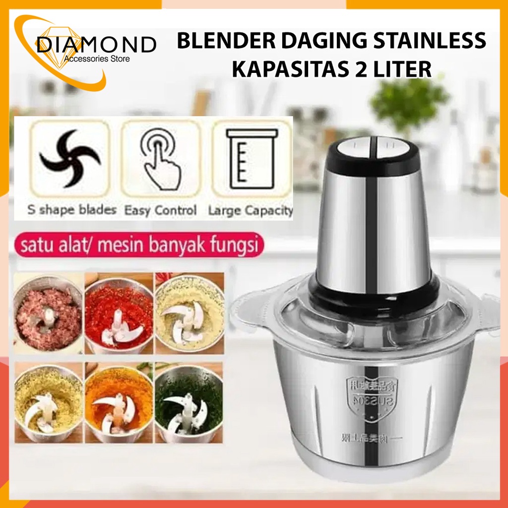 Jual BLENDER DAGING STAINLESS / BLENDER DAGING ELEKTRIK STAINLESS ...