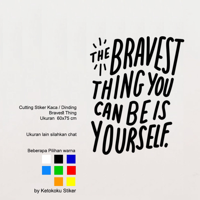 Jual Wall Stiker Dinding Kata Motivasi Kaca Quotes Hidup Cutting ...