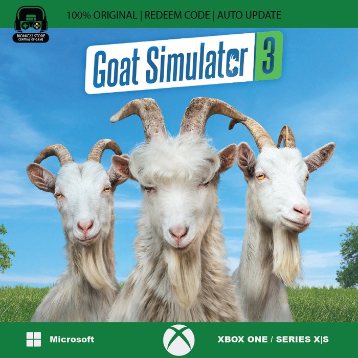 Jual Goat Simulator 3 Xbox One Series X|S Original Redeem Code Game ...
