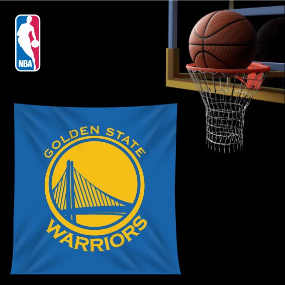Jual Bendera Klub Basket - Flag Banner NBA Club - GOLDEN STATE WARRIORS ...
