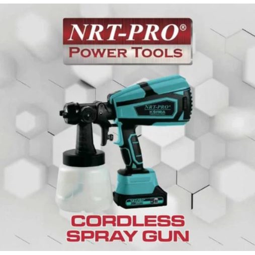 Jual Mesin Semprot Cat Cordless Spray Gun NRT PRO SC820 Baterai 20V ...
