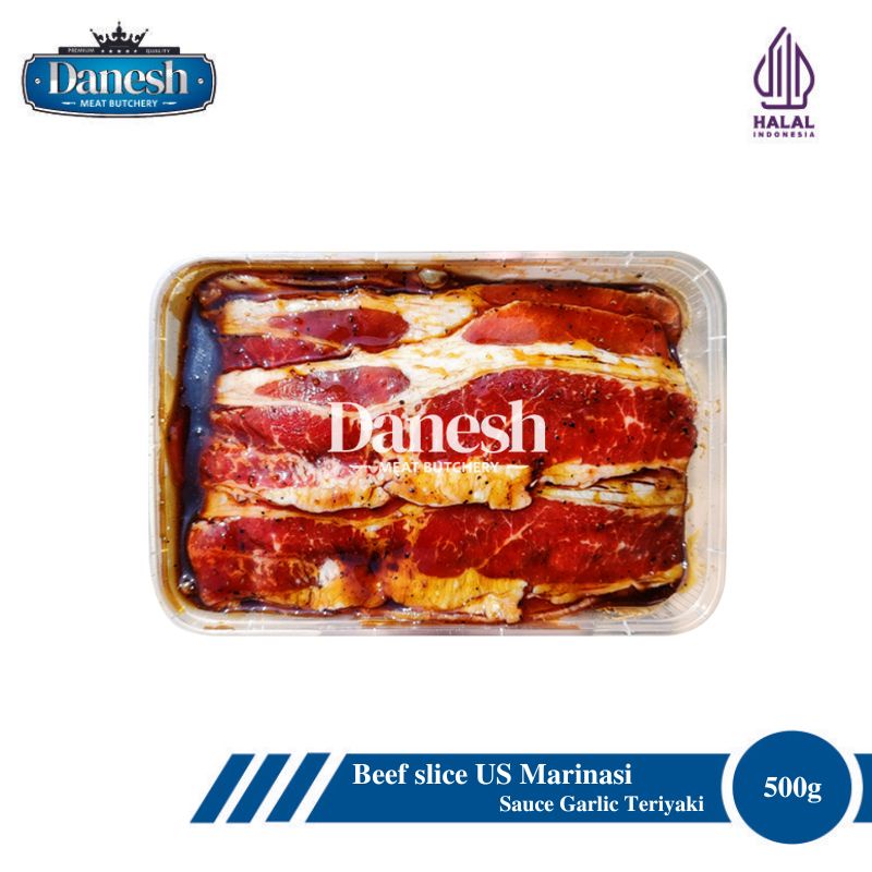 Jual Beef Slice Marinasi Daging Sapi Marinasi Frozen Food Halal