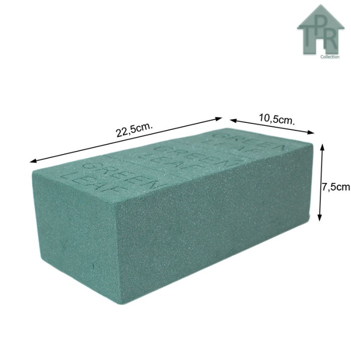 Jual Busa Oasis Basah / Floral Wet Foam Green Leaf Asli | Shopee Indonesia