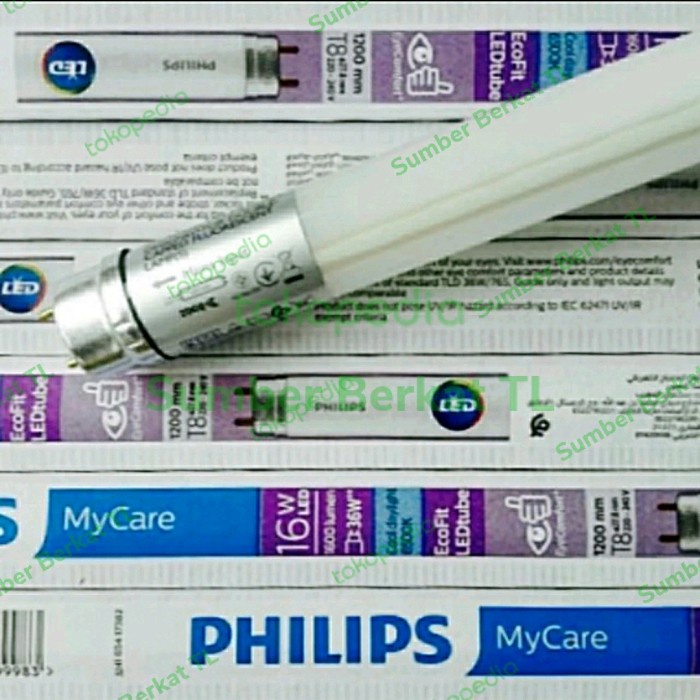 Jual Lampu TL LED T8 16 Watt Philips Ecofit My Care 16W 16 W 16Watt ...