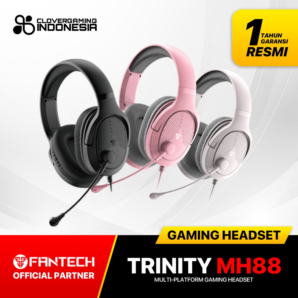Jual Fantech TRINITY MH88 MH-88 Multi Platform Headset Gaming Wired ...