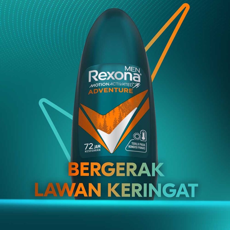 Jual Rexona Men Motion Activated Deodorant Roll On 45ml / Rexona Cowok = Murah | Shopee Indonesia