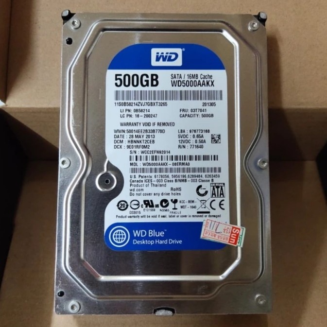 Jual hardisk hard disk hdd pc / komputer 3.5 inch sata 500gb 500 gb ...