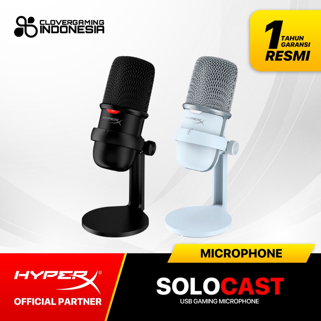 Jual HyperX SoloCast - USB Condenser Gaming Microphone | Shopee Indonesia