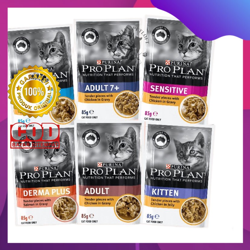 Jual Makanan Kucing Basah Pro Plan Urinary 85 Gram Pouch Sachet Wet ...