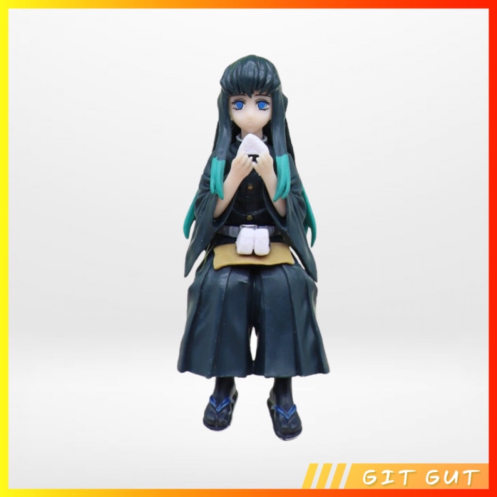 Jual Action Figure Demon Slayer Tanjiro Nezuko Eat Rice Ball Onigiri ...