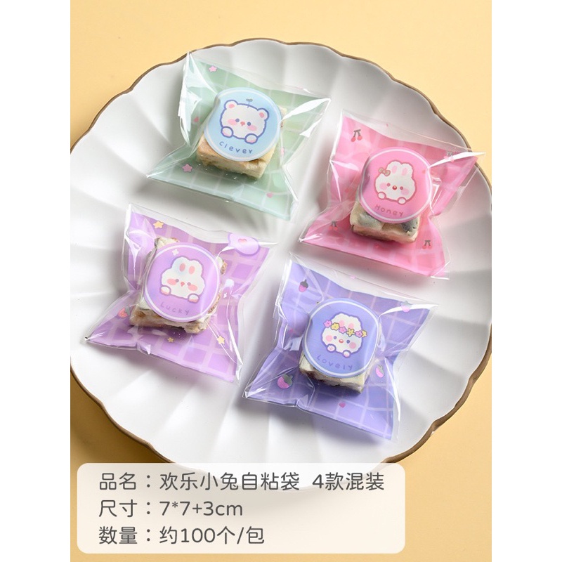 Jual PLASTIK PACKING COOKIES LUCU ALA JEPANG 10 x 10 cm KEMASAN KUE ...