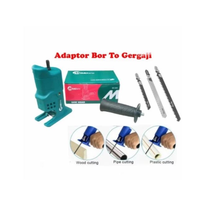 Jual Adaptor Bor Recipro Jig Saw Adapter Pengubah Bor Ke Reciprocating ... Jual Adaptor Bor Recipro Jig Saw Adapter Pengubah Bor Ke Reciprocating ...