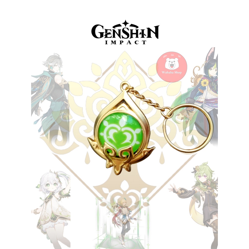 Jual Gantungan Kunci Genshin Impact Vision Sumeru Keychain Glow in The ...