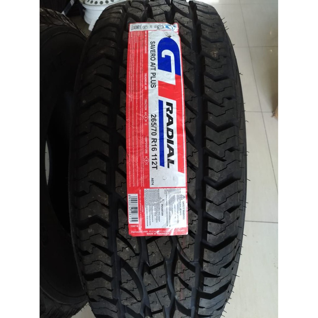 Jual GT Radial Savero AT Plus Ukuran 265/70 R16 Ban Offroad/Onroad Mobil MITSUBISHI Triton ...