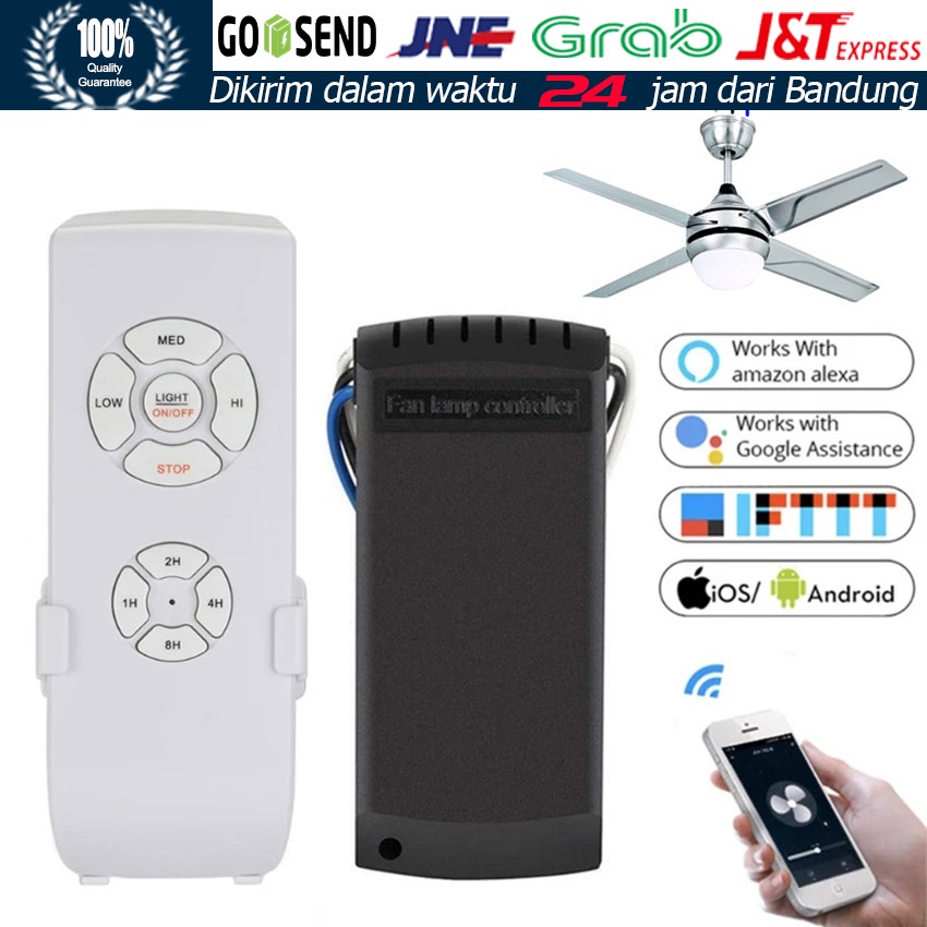 Jual 220V Lampu Kipas Remote Switch /Wireless Saklar Remot Kontrol ...