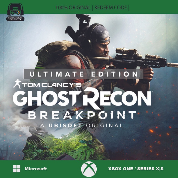 Jual Ghost Recon Breakpoint Xbox One Series X|S Original Redeem Code ...