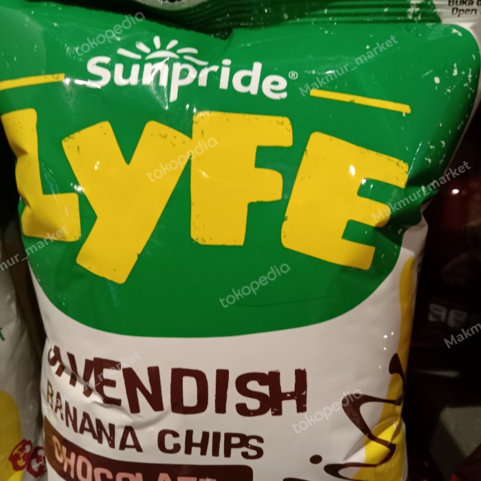 Jual sunpride lyfe cavendish banana chip choco 55gr | Shopee Indonesia