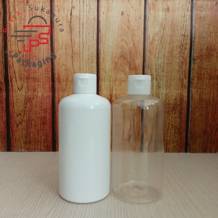 Jual botol fliptop 500ml pet/botol plastik 500ml/fliptop neck 28 putih | Shopee Indonesia